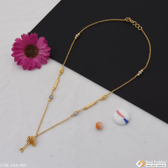 1 Gram Gold Plated Best Stunning Design Gold Plated Necklace for Lady ...