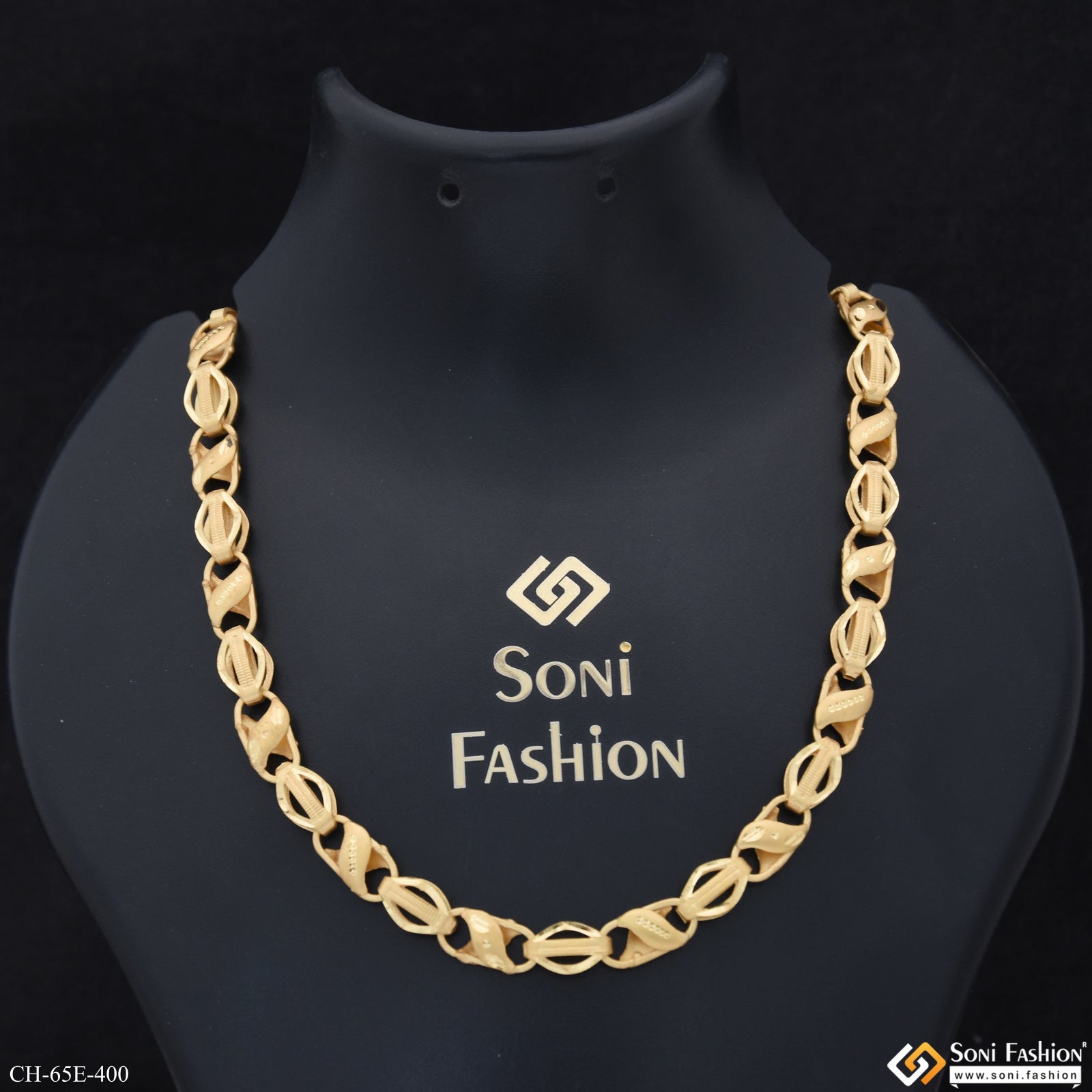 1 Gram Gold Plated 2 In 1 Kohli Chain for Men - Style E400 – Soni Fashion