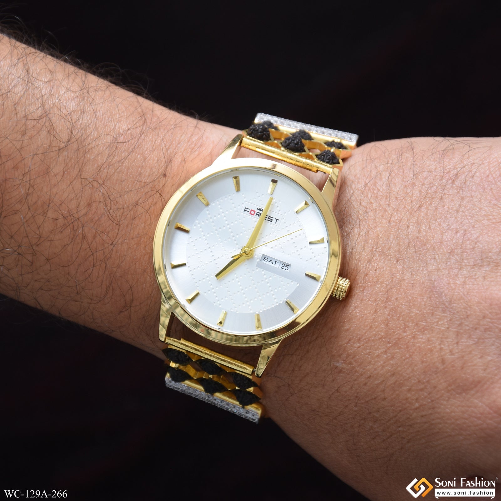 1 Gram Gold Plated Extraordinary Design Watch for Men - Style A266 ...