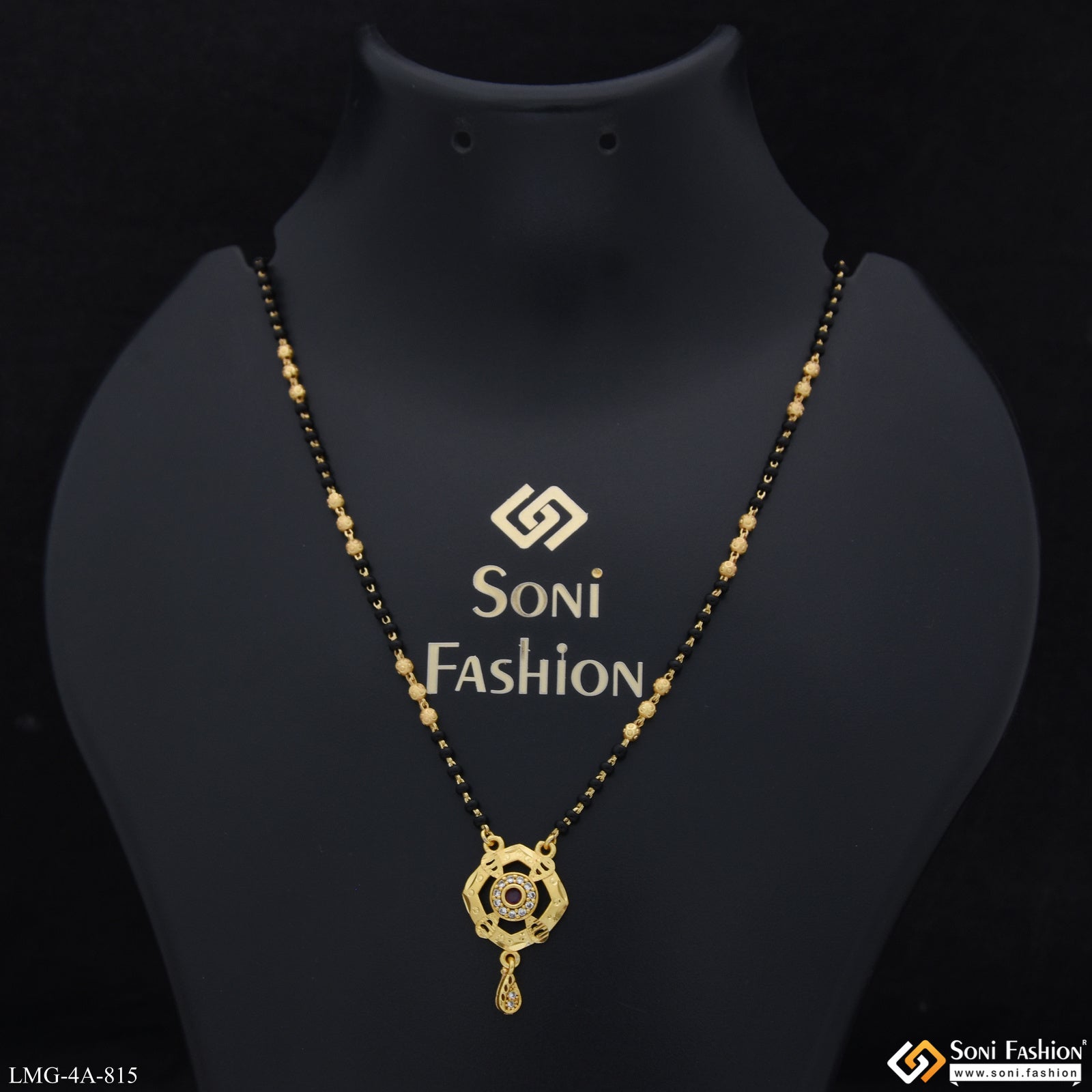 Brilliant Design Gold Plated Mangalsutra for Women - Style A815 – Soni ...