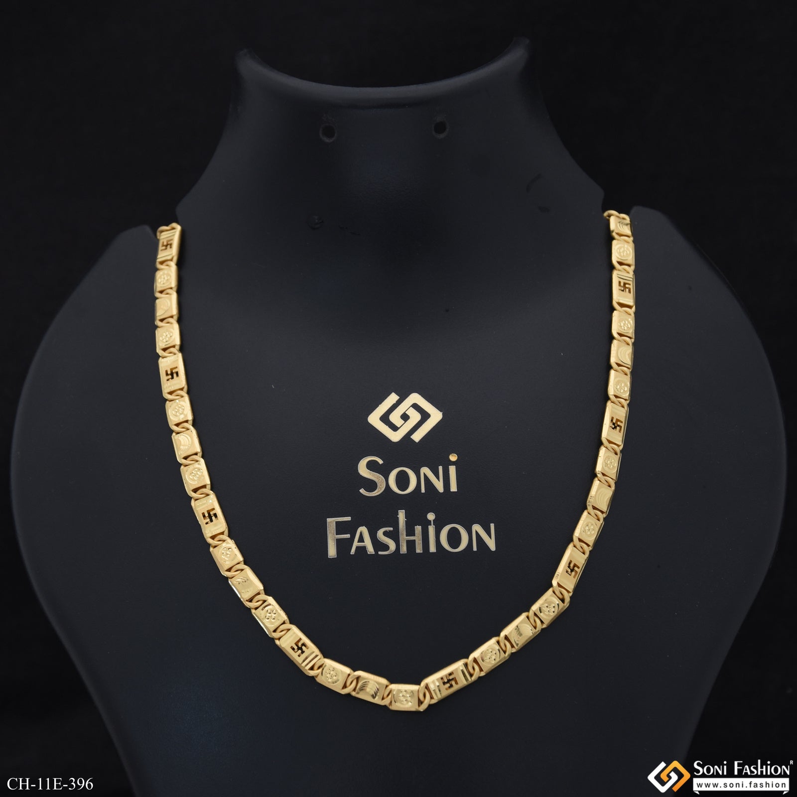 Amazing Design Gold Plated Nawabi Chain for Men - Style E396 – Soni Fashion