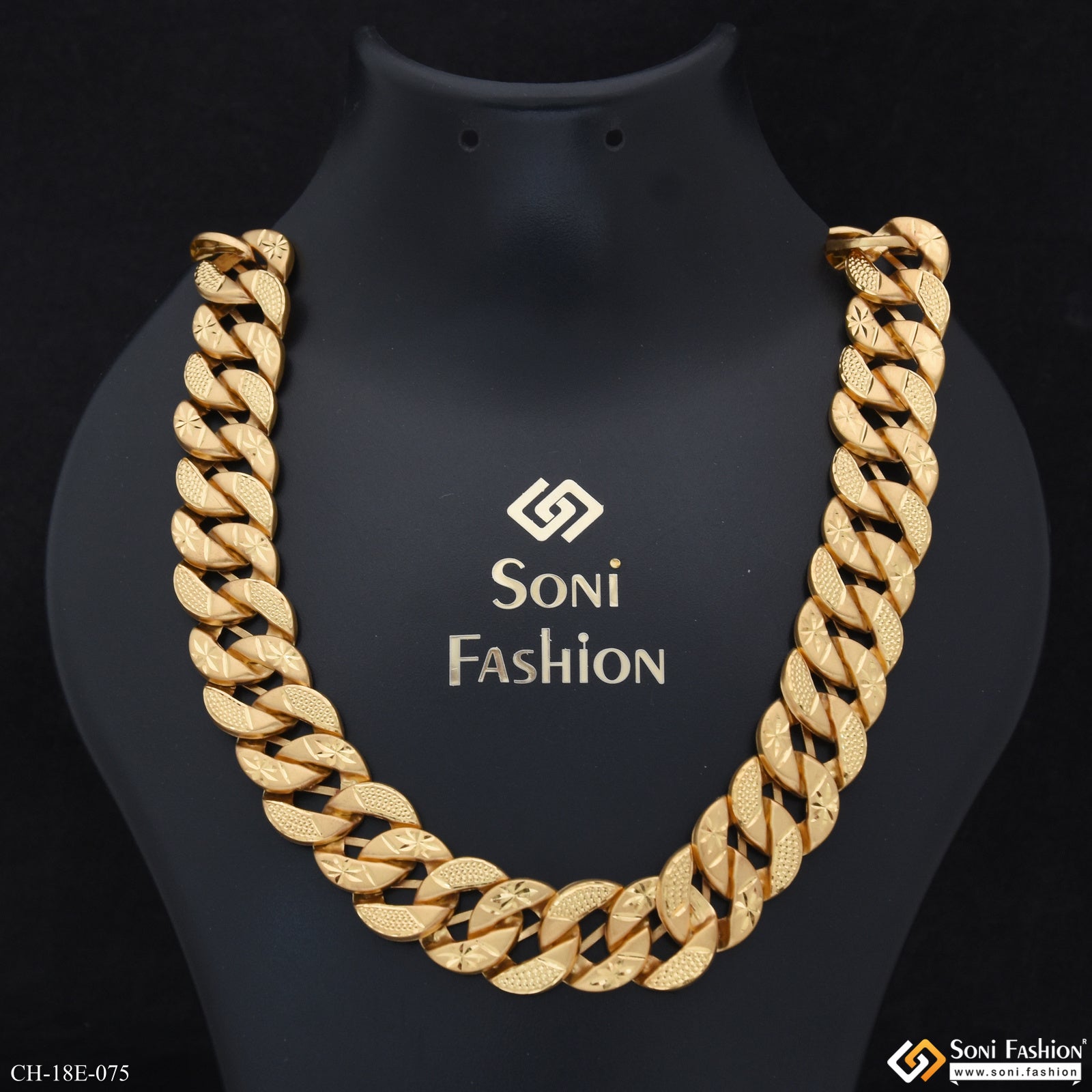 Extraordinary Design Gold Plated Pokal Chain for Men - Style E075 ...