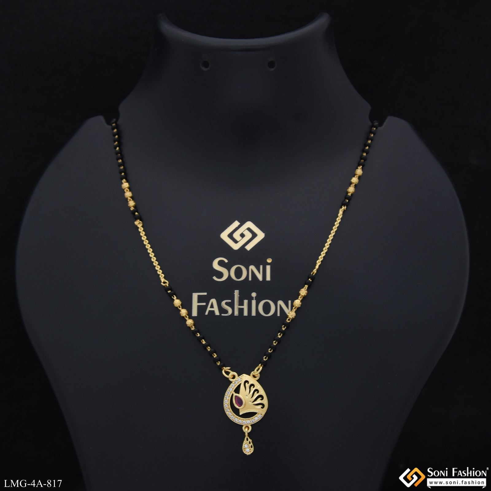 Hand-Crafted Design Gold Plated Mangalsutra for Women - Style A817 ...