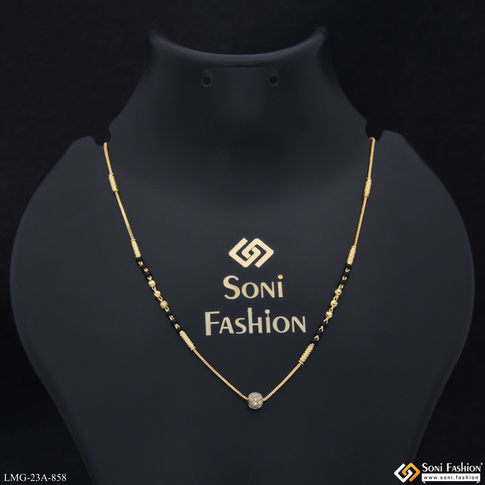 1 Gram Gold Plated Stunning Design Mangalsutra for Women - Style A858 ...
