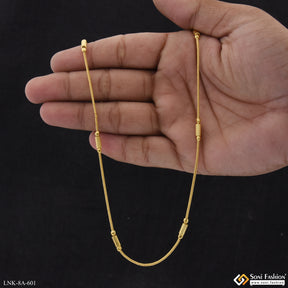 Pipe Gorgeous Design Gold Plated Chain for Ladies - Style A601 – Soni ...