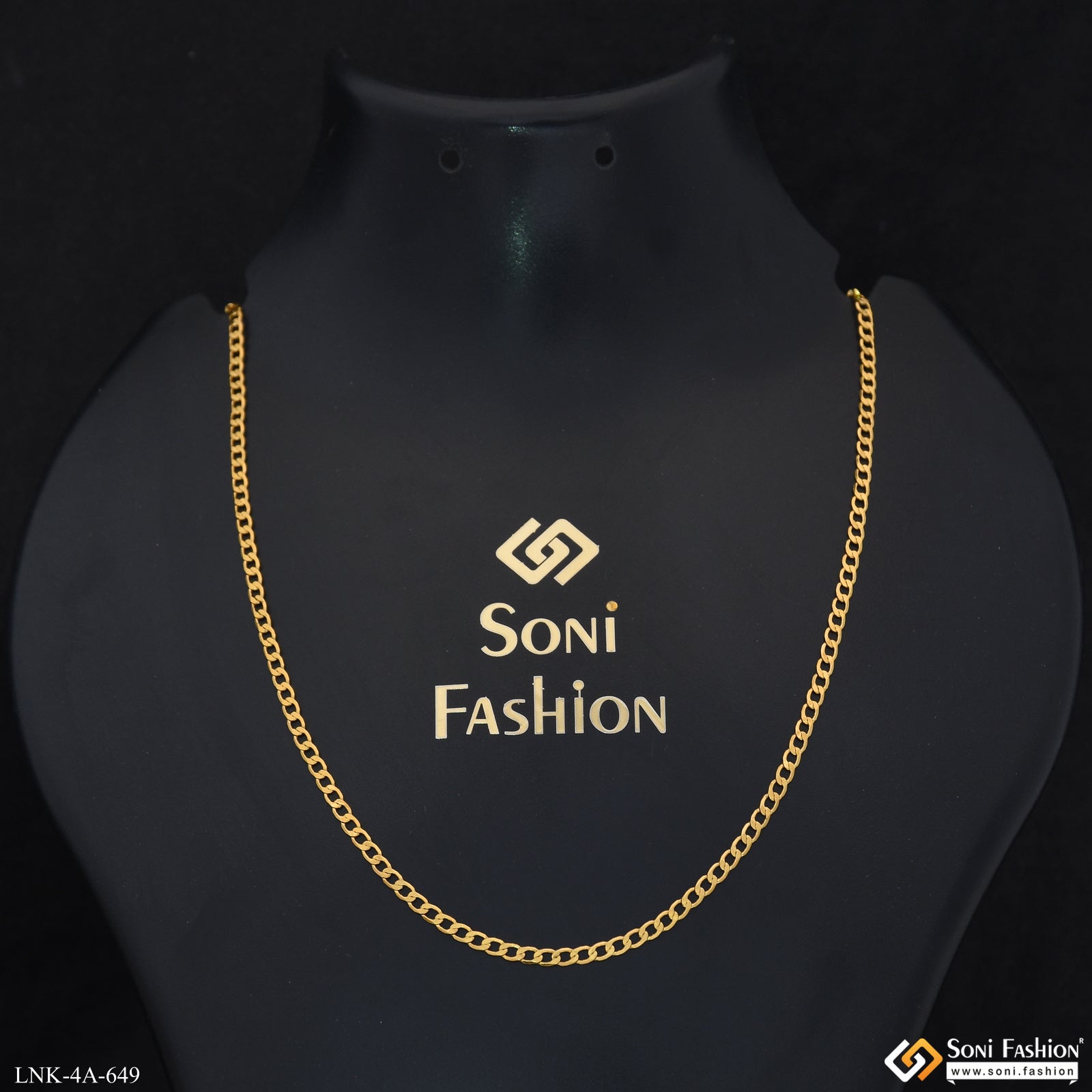Timeless Tradition Design Gold Plated Chain for Ladies - Style A649 ...