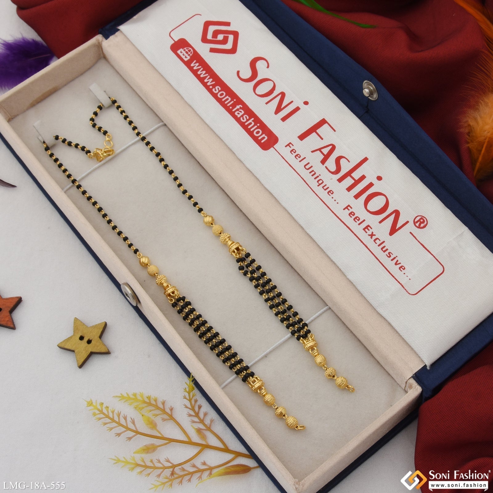 1 Gram Gold Plated Chic Design Mangalsutra Dori for Women - Style A555 ...