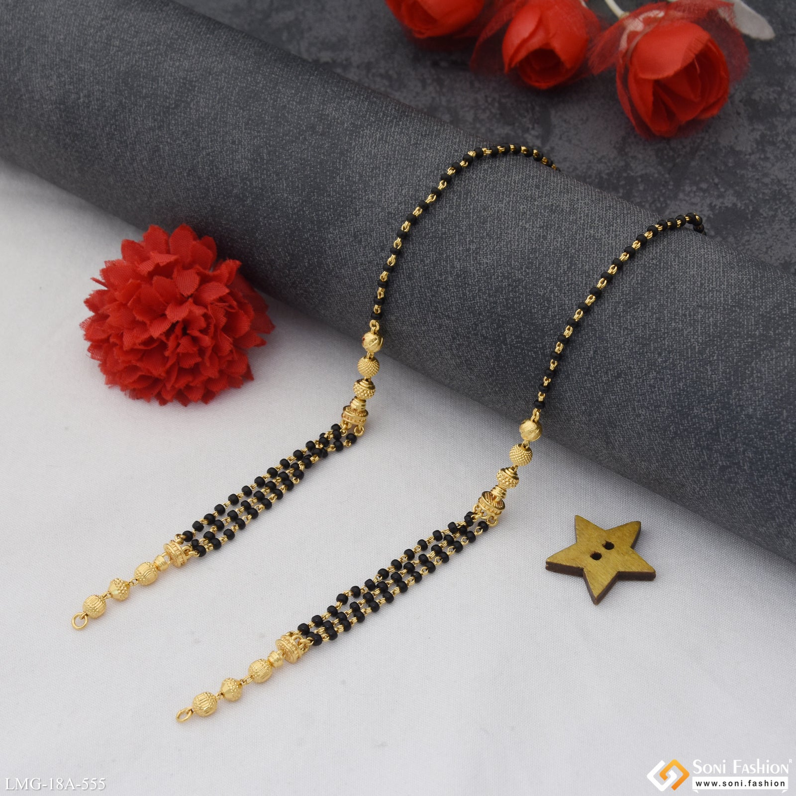 1 Gram Gold Plated Chic Design Mangalsutra Dori for Women - Style A555 ...