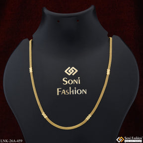 1 Gram Gold Plated Designer Charming Design Chain for Ladies - Style A ...